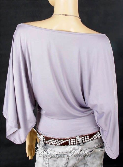 Hot Ladies Cocktailandclub Dance Party Oneandoff Shoulder Bat Wing Top