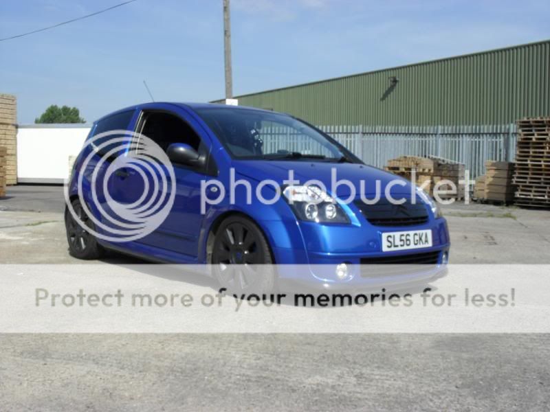 Blue C2 VTS - Tints removed exhaust gone and wheels refurbed 27/04/11 ...